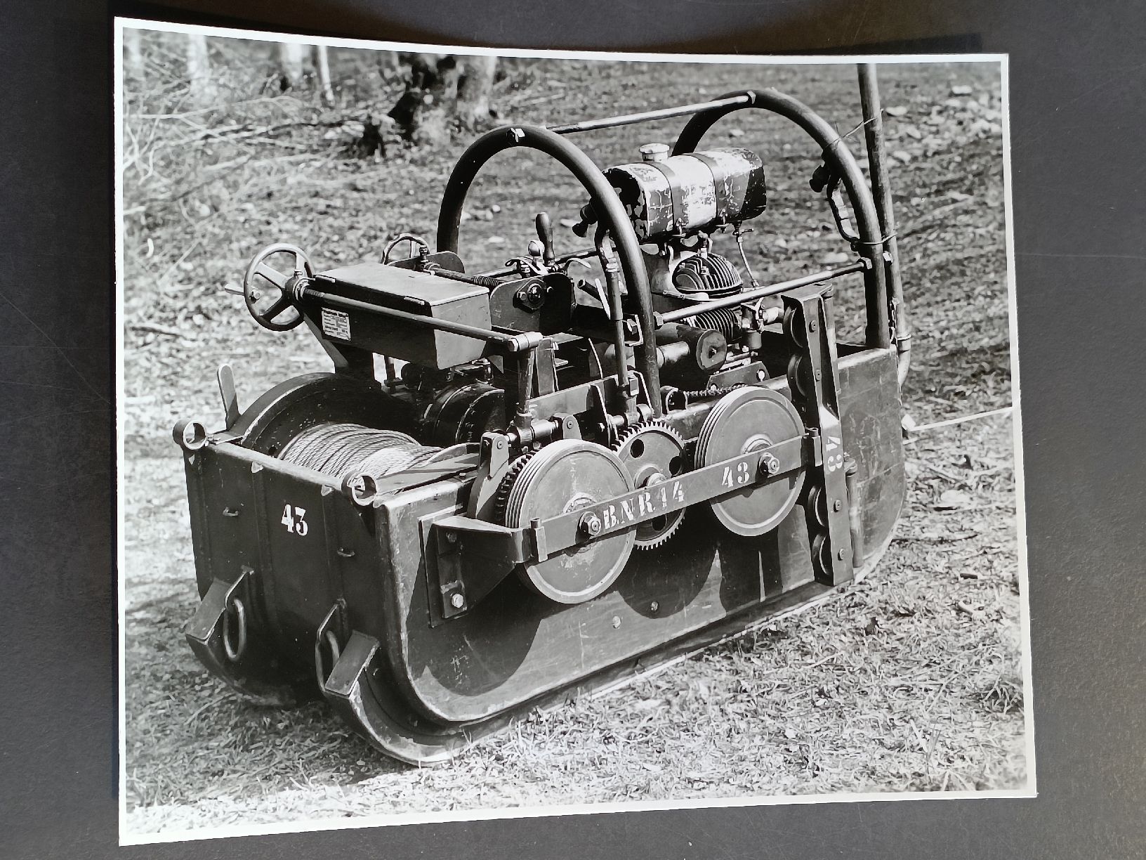 Werks Photo / Transportable Schlittenwinde Motor Seilwinde (Gebraucht ...