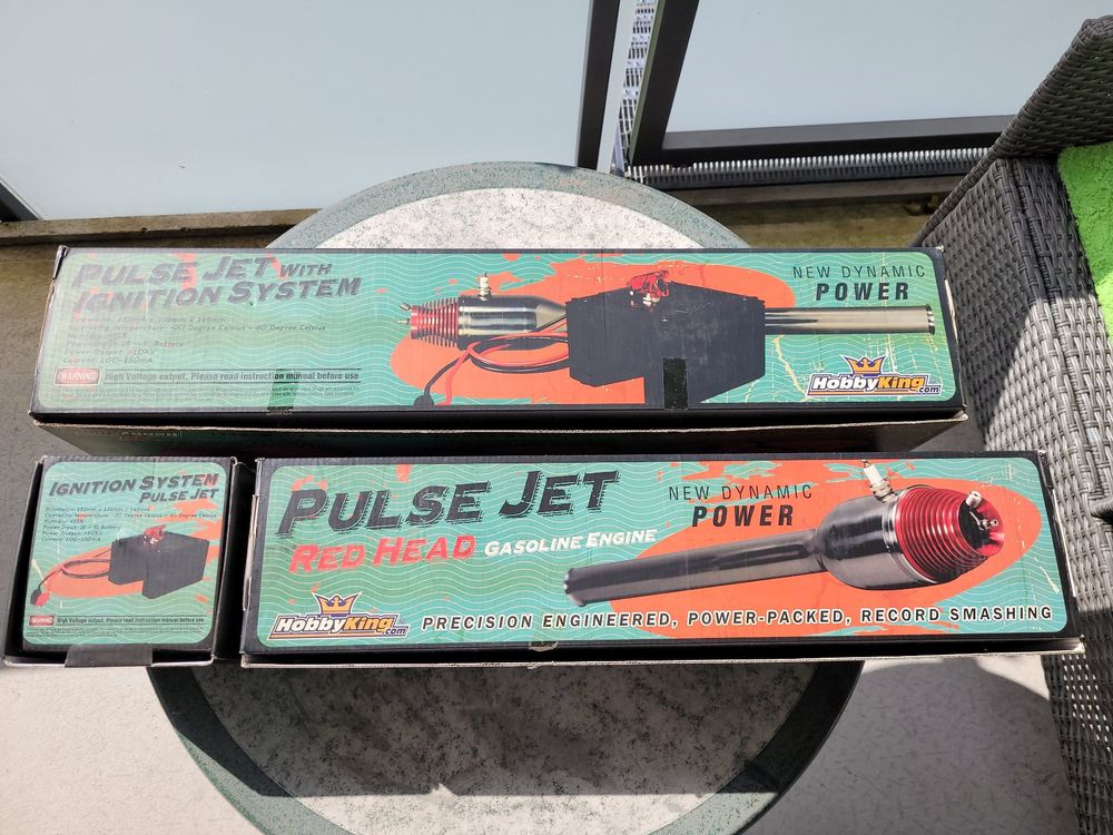 2x PulsoJet Power Red Head, inkl. 2 Ignition System, in OVP. (Neu ...
