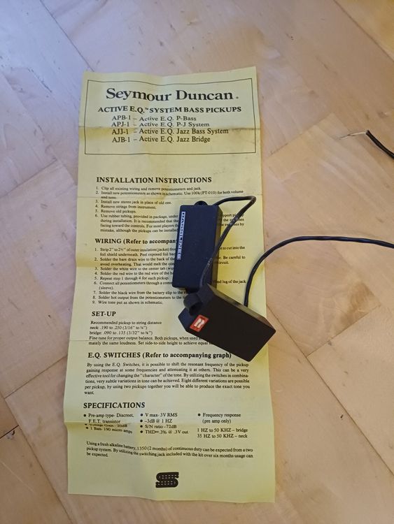 Micro P Bass Seymour Duncan (D'occasion) à Aire-la-Ville pour CHF 30 ...