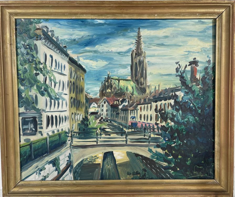 Gemälde Parisszene unleserlich Signiert (Gebraucht) in Root für CHF 15 – mit Lieferung auf ...