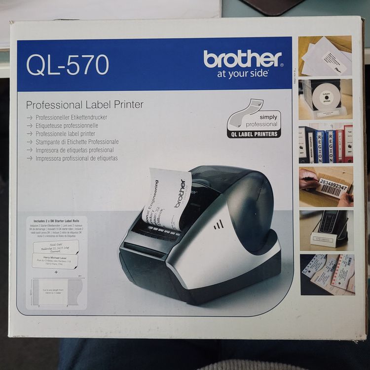 Imprimante d'étiquettes Brother QL-570 neuve (Neu und originalverpackt ...