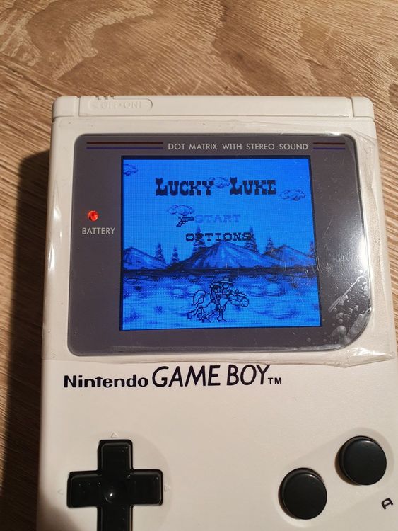 Nintendo Gameboy Classic IPS Display V4 mit Lucky Luke (Gebraucht) in ...
