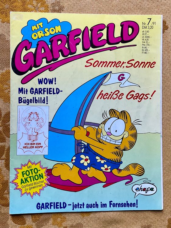 Garfield Heft Nr 7 von 1991 | Kaufen auf Ricardo
