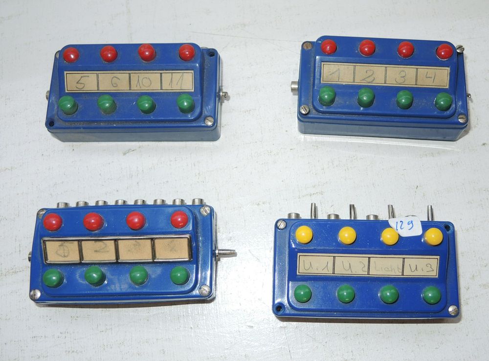 Märklin 3 Stellpult 7072 + 1 Schaltpult 7211, ohne OVP (Gebraucht) in ...