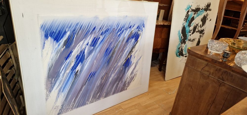 SEHR GROSSE ABSTRAKT GEMÄLDE | Kaufen auf Ricardo
