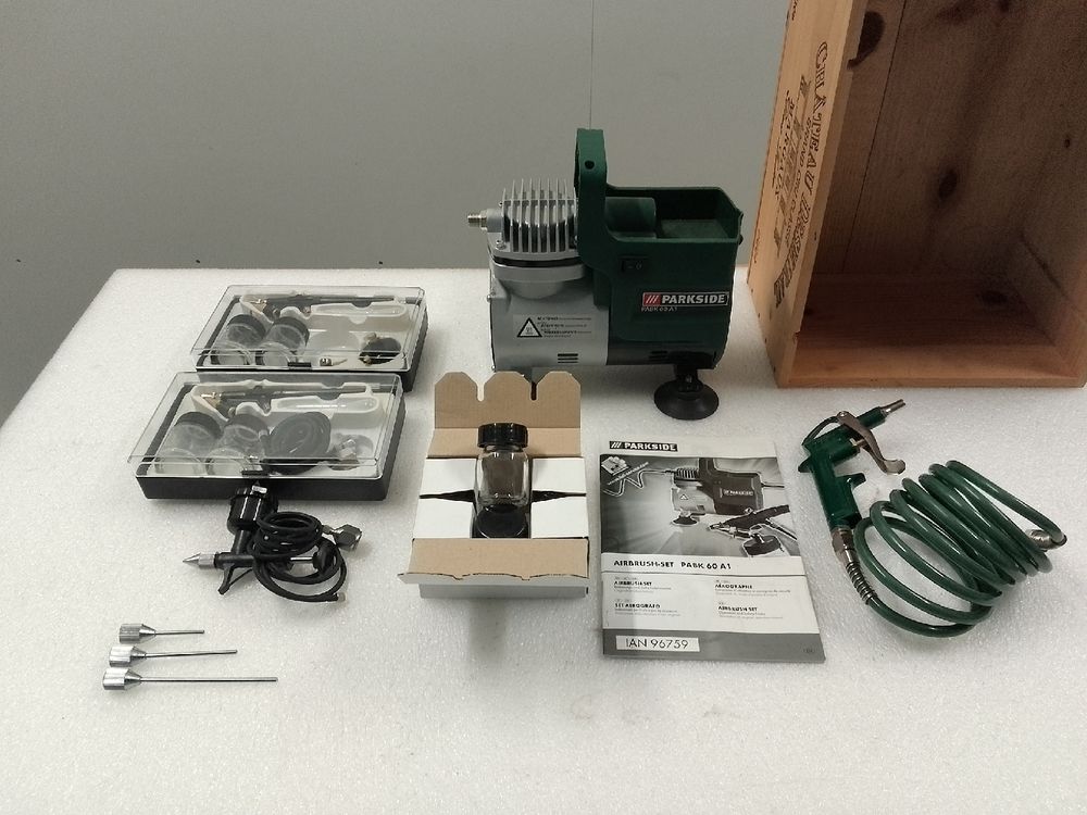 Parkside Airbrush-Set PABK 60 A1 Kompressor (Gebraucht) in für CHF 50 ...