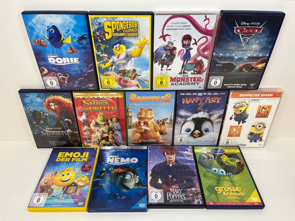 Riesige DVD-Sammlung - 113 Kinderfilme, deutsch (Gebraucht) in Lachen ...