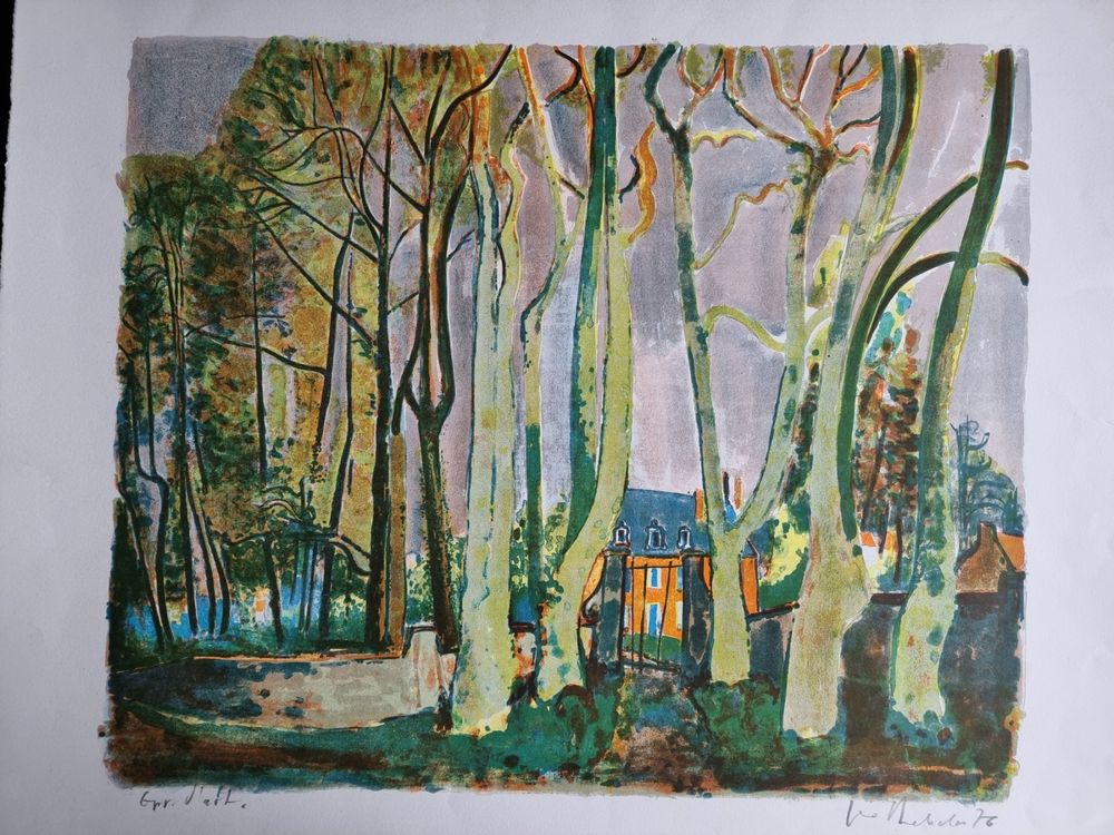 GEO BRETSCHER LITHOGRAPHIE SIGNIERT KÜNSTLERPROBE (Gebraucht) in Gersau ...