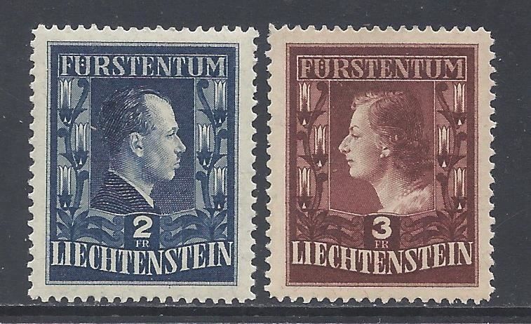 1951 : FL Nr. 248A + 249A ** KP 330.-- (Neu (gemäss Beschreibung)) in Gümligen für CHF 45 – mit ...
