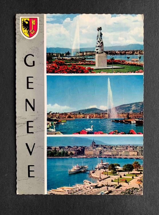 AK Geneve IRIS Hochformat 3 Bild Karte (Gebraucht) in Goldau für CHF 3 – mit Lieferung auf ...