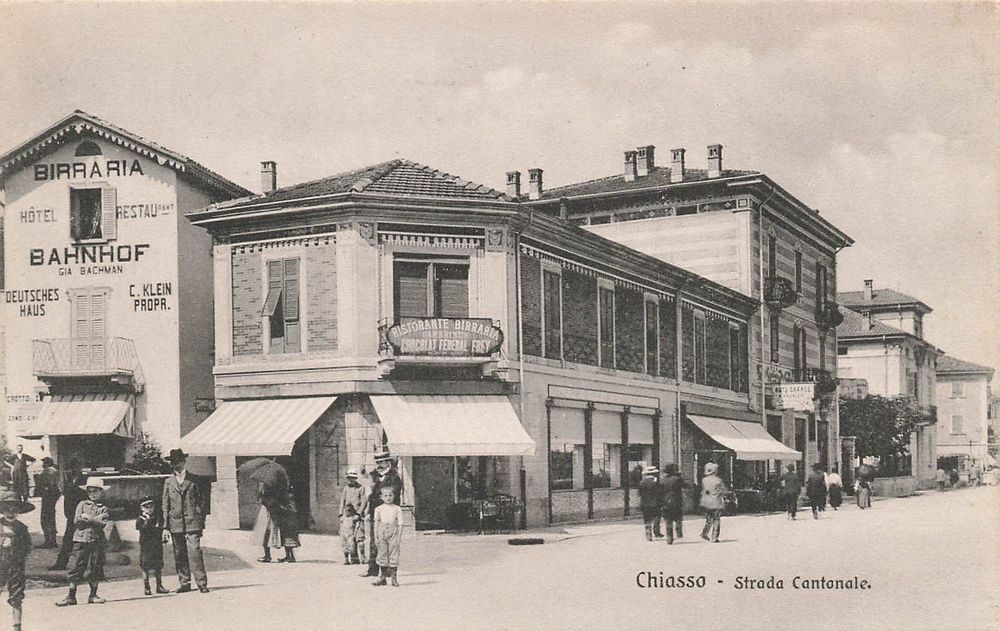 Chiasso strada cantonale Birraria Bahnhof animata (Gebraucht) in Biasca ...