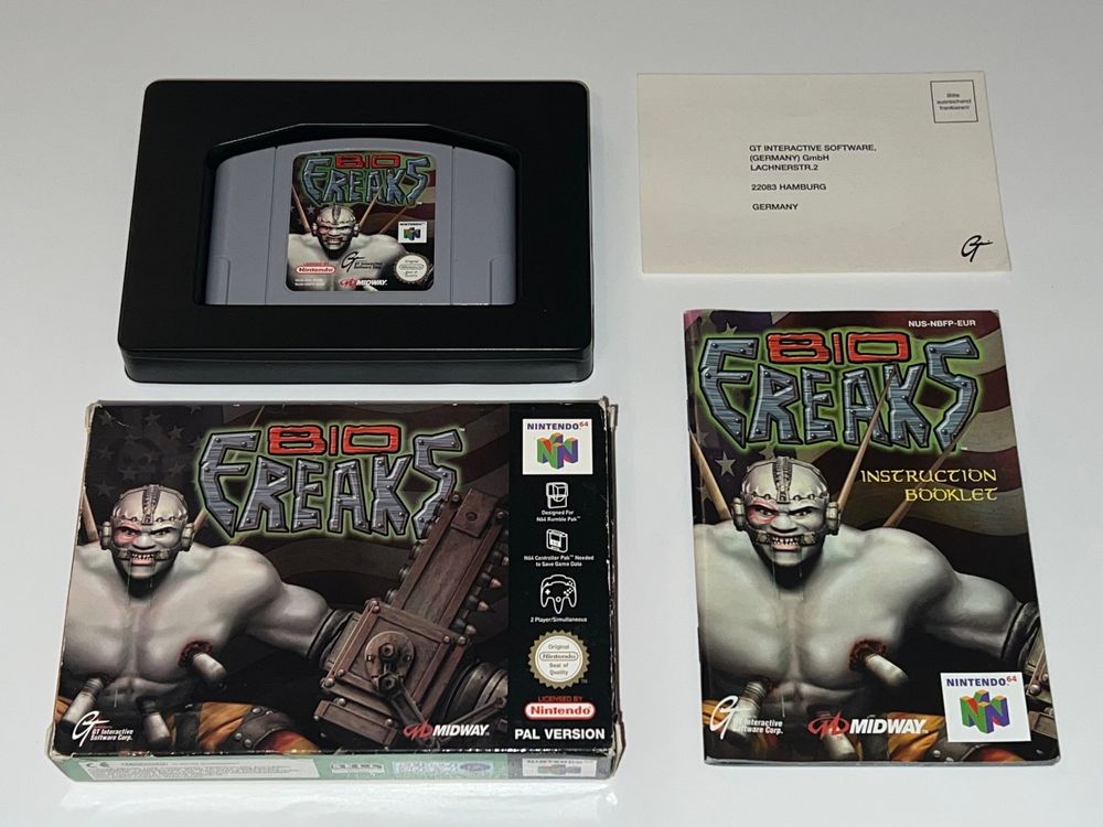 Nintendo 64 (N64) Spiel - Bio Freaks (OVP) (Gebraucht) in Zürich für ...