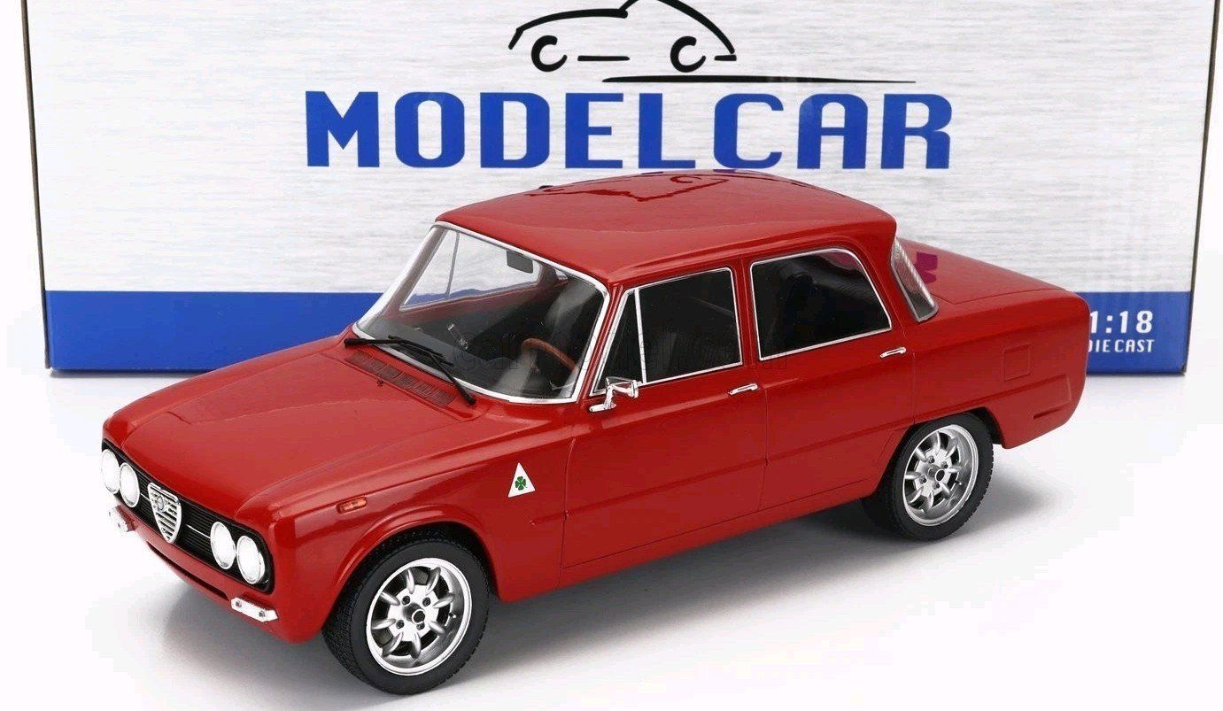 Alfa Romeo Giulia Nuova Super 1974 Rossa MCG 1/18 NEU (Neu und ...