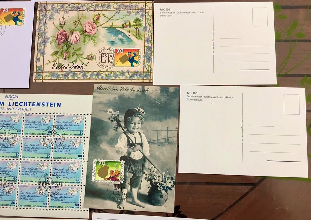 Fürstentum Lichtenstein Briefmarken, Ersttagsbriefe, Karten | Kaufen auf Ricardo