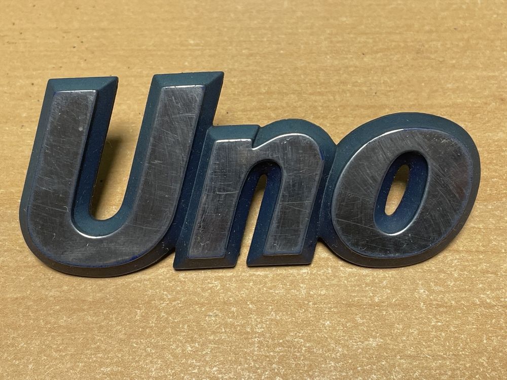 Fiat Uno Schriftzug Emblem Logo original | Kaufen auf Ricardo
