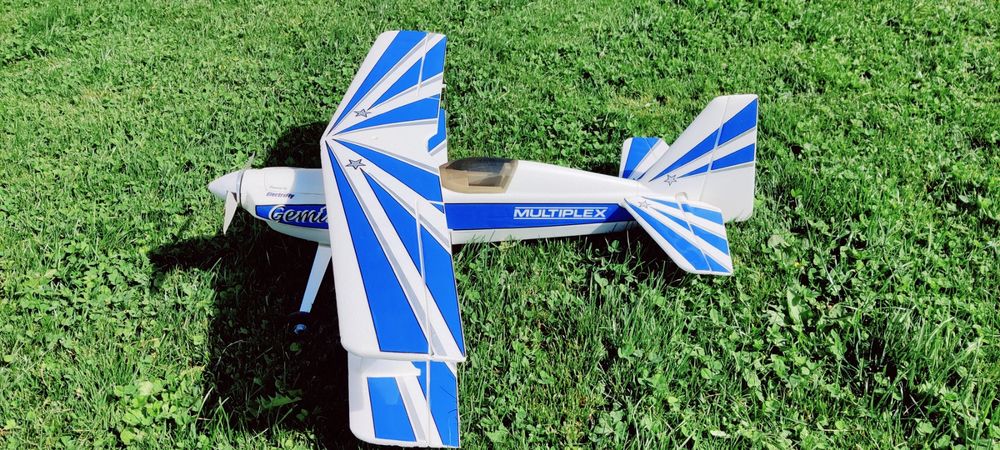 RC Flugzeug Multiplex Gemini Doppeldecker 920mm | Kaufen auf Ricardo