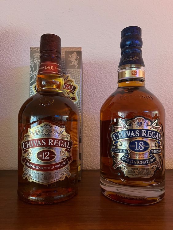 Chivas Regal 18 + 12 Jahre, ab Fr. 1.- | Kaufen auf Ricardo