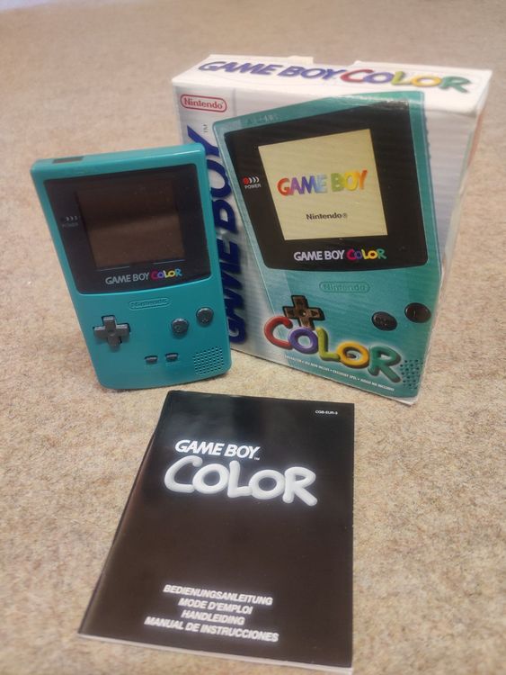 Nintendo Gameboy Color - Türkis OVP CIB | Kaufen auf Ricardo