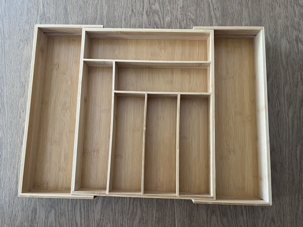 Bambus Besteckkasten, ausziehbar | Kaufen auf Ricardo