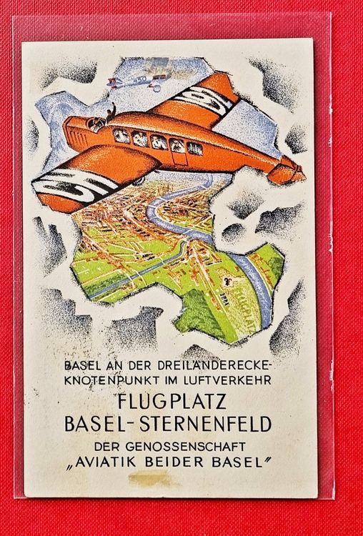 Basel - Flugplatz Sternenfeld - Flugmeeting - 1925 | Kaufen auf Ricardo