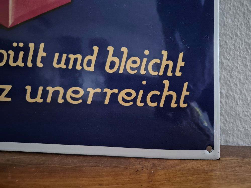 Emailschild Sil Henkel Waschmittel Emaille Schild Reklame (Gebraucht ...
