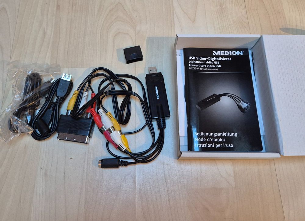 Medion USB Video-Digitalisierer, Scart Adapter, Top Zustand! (Gebraucht ...