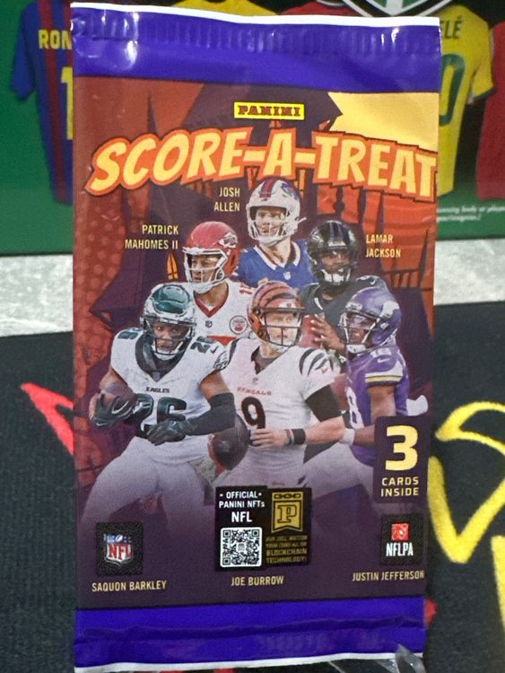🏈🎃 Panini Score-A-Treat NFL Trading Cards – Sealed Pack (Neu und ...