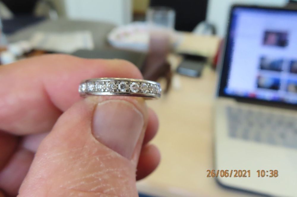 Alliance Weissgo18K 0.91ct 25Brill Grösse 54 Innenmass 16mm | Kaufen auf Ricardo