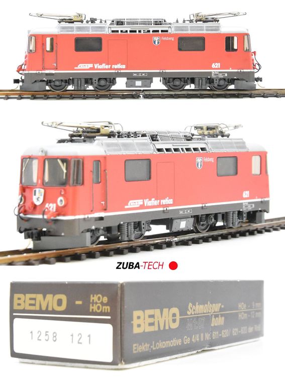 Bemo 1258 121 E-Lok Ge 4/4 II RhB H0m GS Digital mit OVP (Gebraucht) in St. Gallen für CHF 103 ...