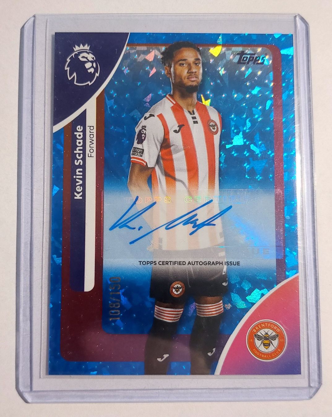 Topps Karten 2026 Autogramm /150 Kevin Schade Blue Diamond (Gebraucht ...