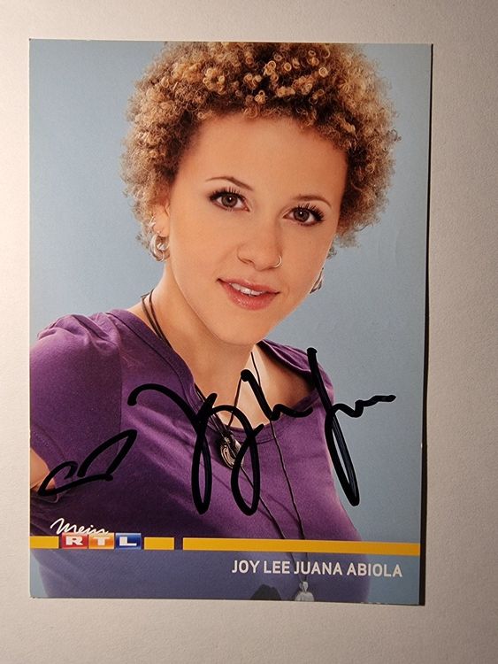 Joy Lee Juana Abiola Müller Originalautogramm (D'occasion) à Winterthur ...