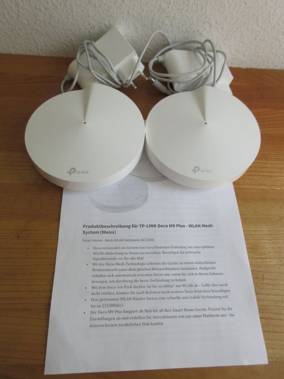TP-LINK Deco M9 Plus WLAN-Mesh System (Gebraucht) in Binningen für CHF ...