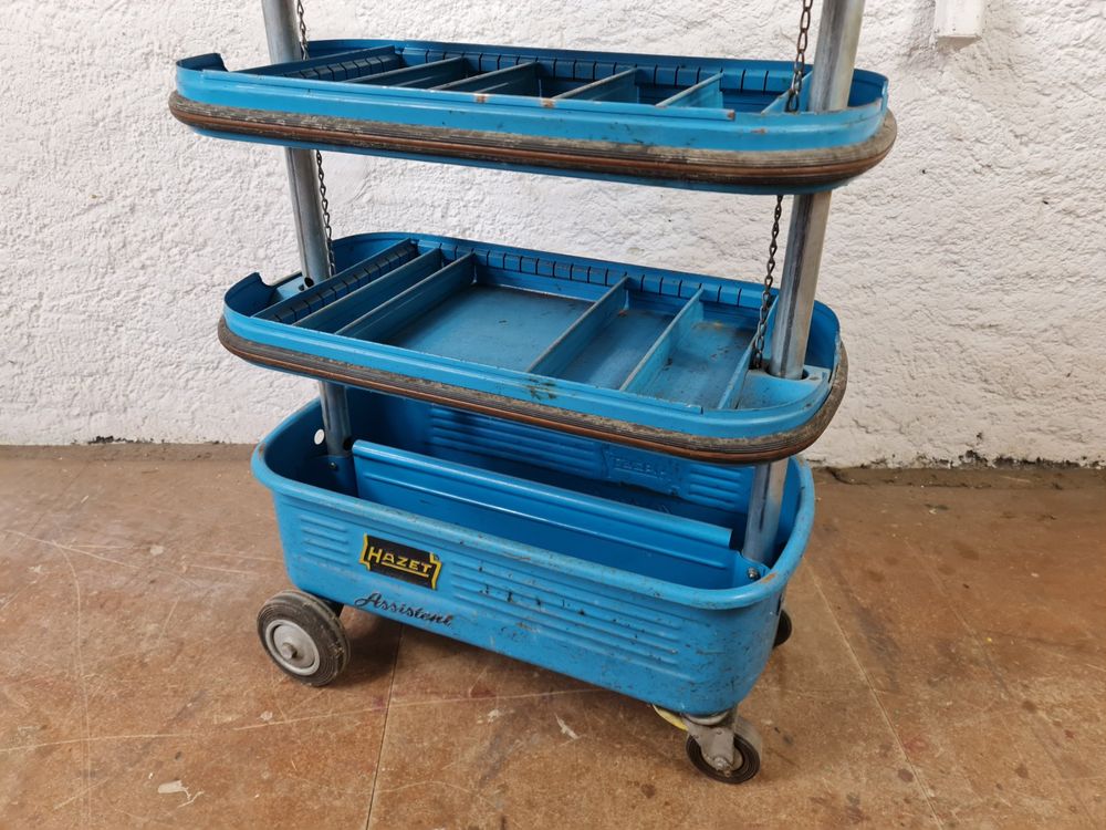 Mid-Century Hazet Assistent Werkstattwagen Bar Servierwagen | Kaufen auf Ricardo