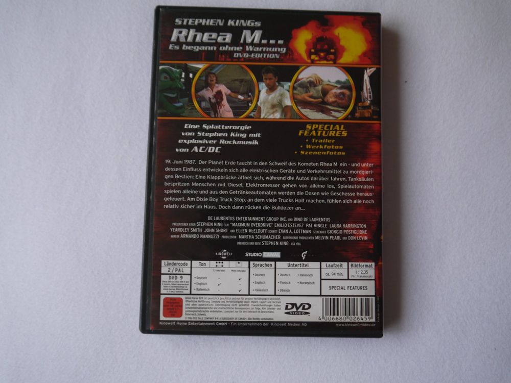 Stephen King-Rhea M - Es begann ohne Warnung-selten (Gebraucht) in ...