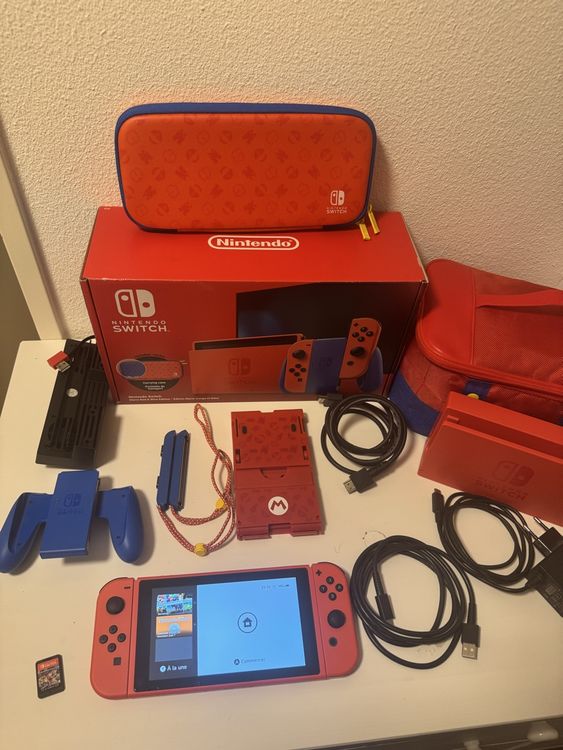 Nintendo Switch Mario édition complet +mariokart 8 (Gebraucht) in ...