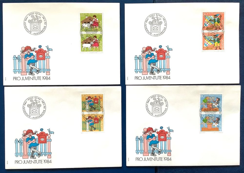 1984 FDC Pro Juventute mit PAAREN (Neu (gemäss Beschreibung)) in Liestal für CHF 4 – mit ...