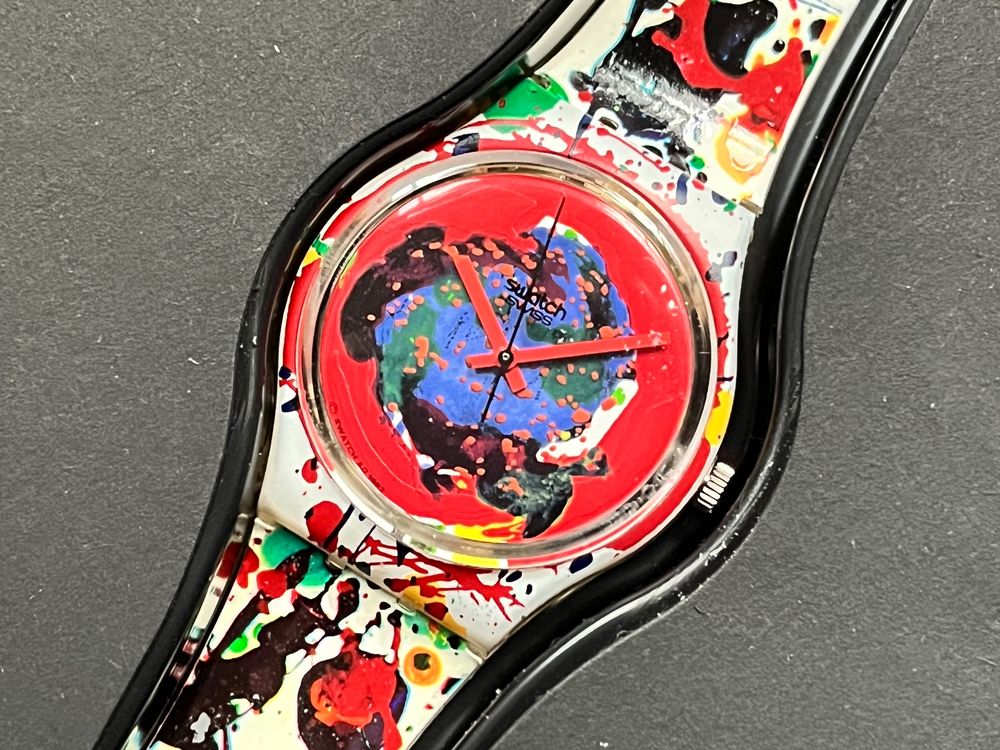 Swatch Art Special Sam Francis GZ123 1992 limitiert (Neu (gemäss ...