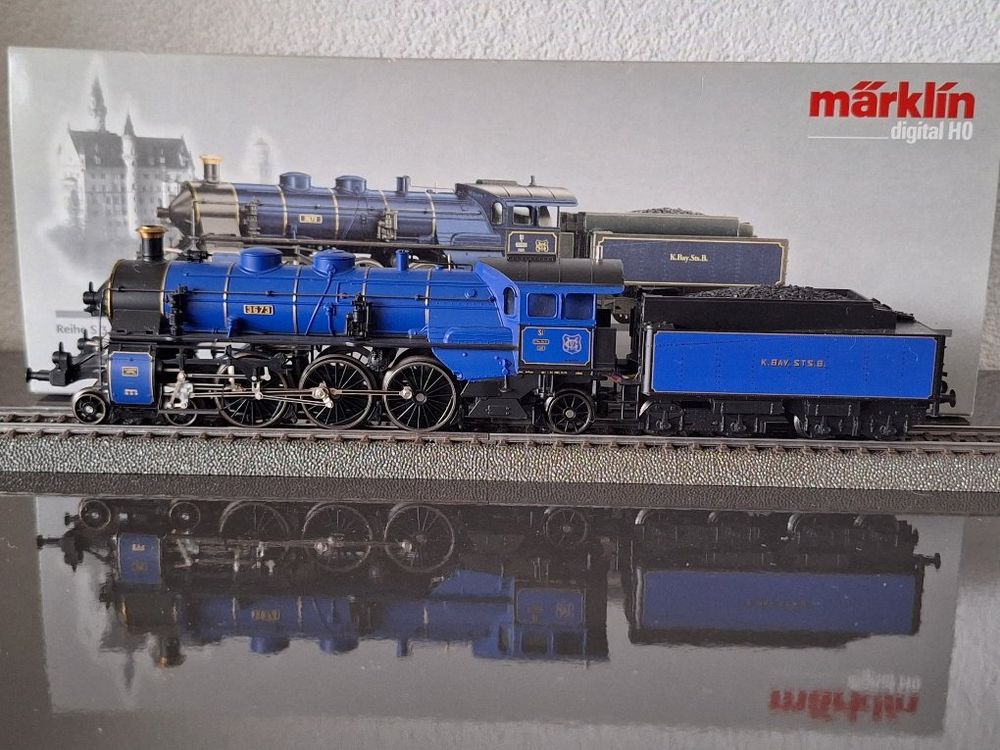 Märklin HO digital N°37186. Locomotive à vapeur avec son (Neuf avec ...