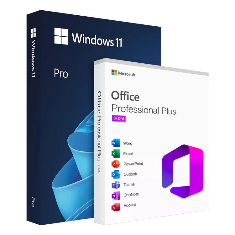 Windows 11 Pro + Microsoft Office 2024 Pro Plus Dauerlizenz (D'occasion ...
