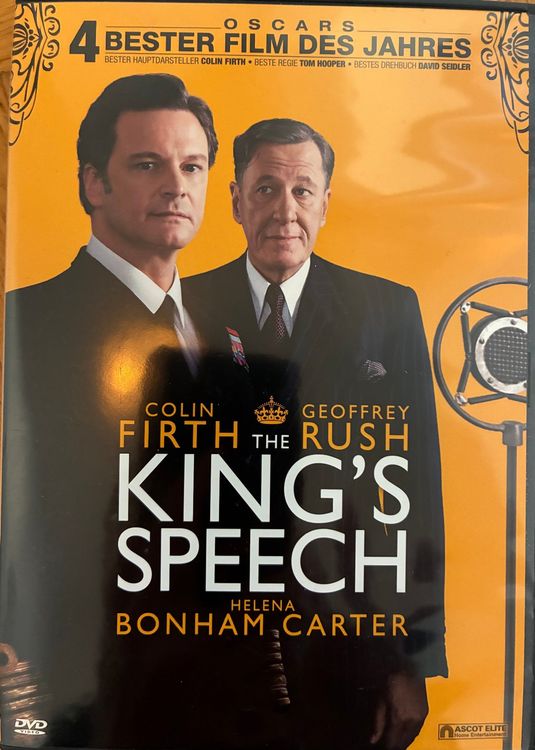 King's Speech DVD mit Colin Firth (Neu (gemäss Beschreibung)) in Stäfa ...