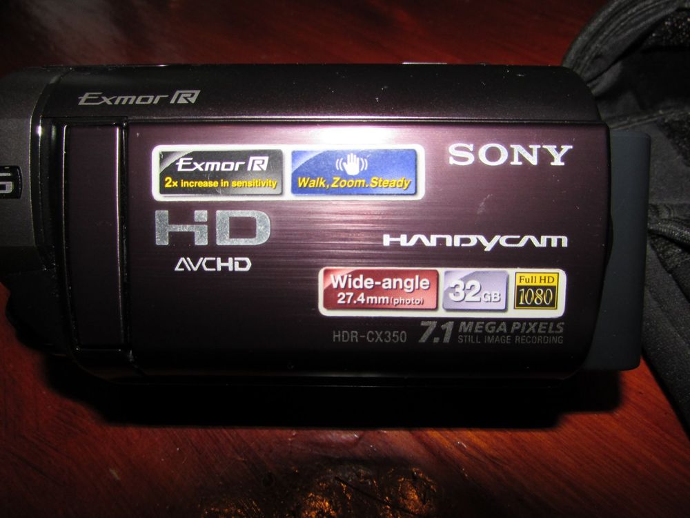 Caméscope SONY Handycam HDR-CX350 HD - Non tester. (D'occasion) à ...