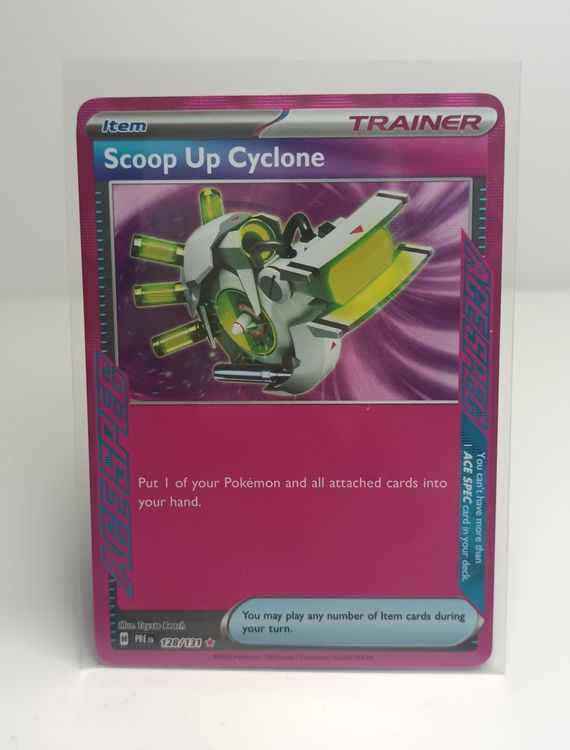 Scoop Up Cyclone 128/131 Pokemon Prismatic Evolutions PRE EN (Neu ...