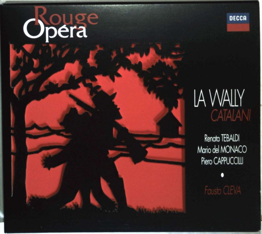 La Wally - Fausto Cleva Tebaldi Monaco OPERA ROUGE (Gebraucht) in Russo ...