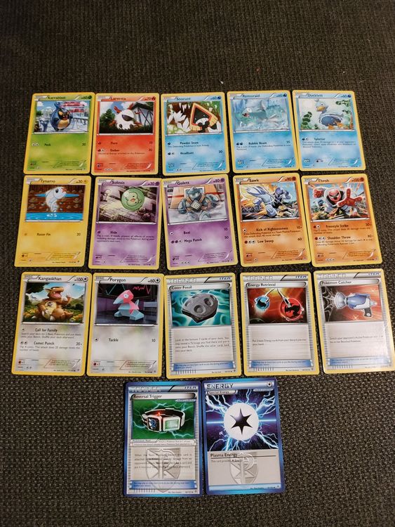 17 Pokemon Karten aus dem Set Plasma Blast | Kaufen auf Ricardo