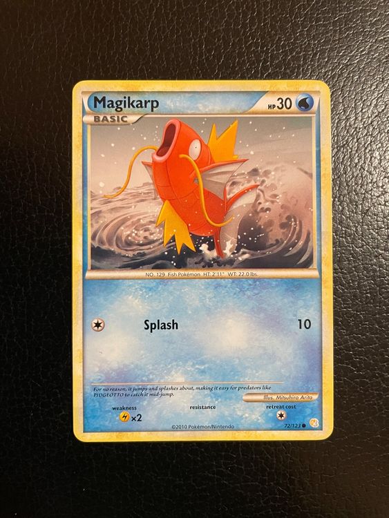 Heart Gold Soul Silver - Magikarp 72/123 Ab 1 (Gebraucht) in Paradiso ...