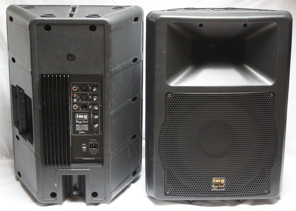 2x Lautsprecher PA Box aktiv img StageLine PAK-112MK2 (Gebraucht) in ...