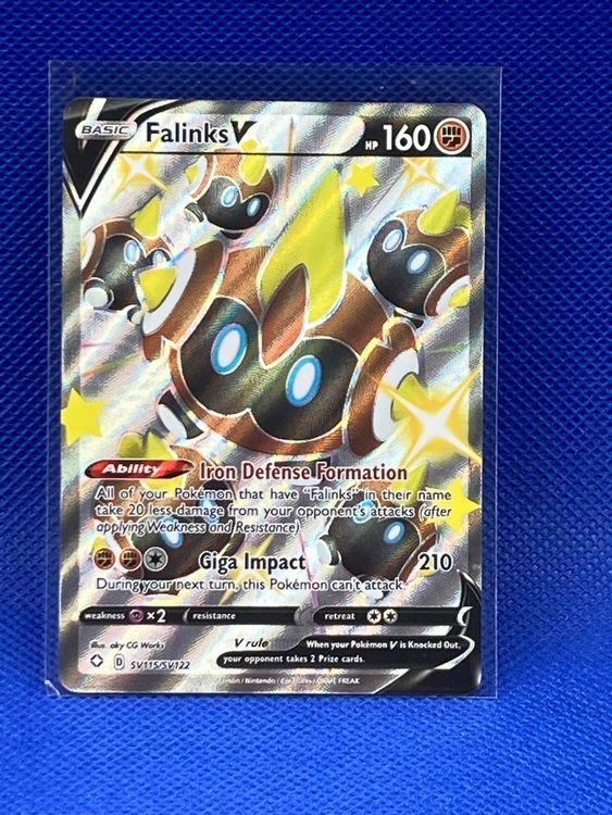 Pokemon Shining Fates / Falinks V SV115 / SV122 EN (Neu (gemäss ...