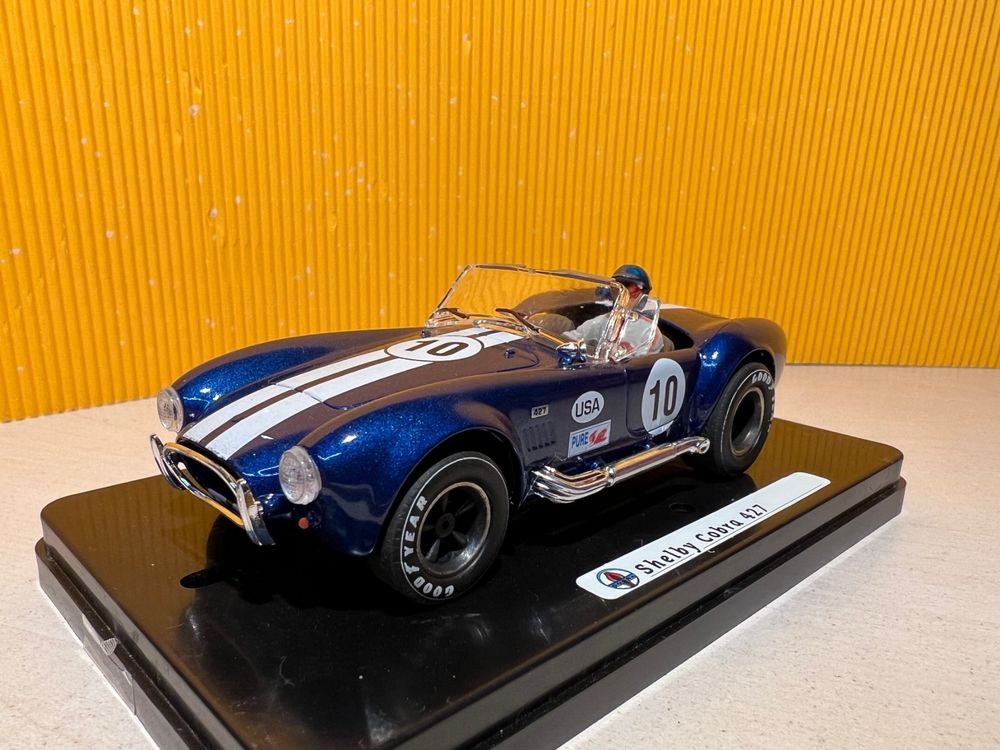 SHELBY COBRA 427 – Blaumetallic mit weissen Streifen MRRC | Kaufen auf ...