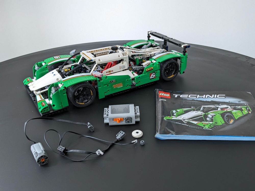 LEGO TECHNIC 42039 - 24 Hours Race Car (2015) with motor set (D ...