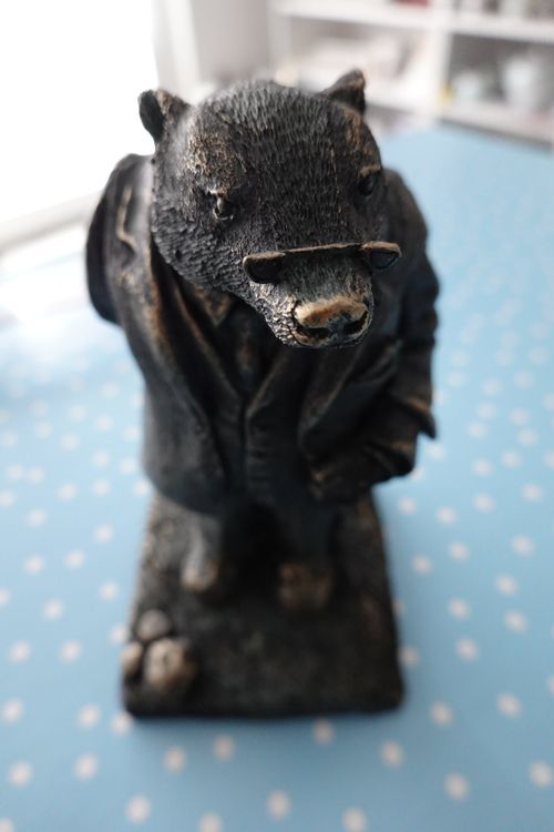 Beatrix Potter Figunr Dachs mit Brille Buchstütze NEU (Neu (gemäss ...